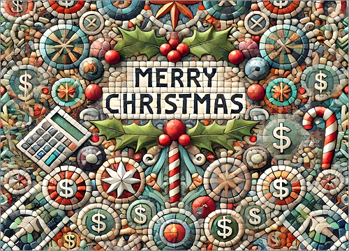 Accounting Christmas Lights Cards Personalized For Your Business