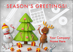 Custom Accounting Christmas Card | Ziti Cards