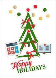 Accounting Reindeer Christmas Cards For Your Business