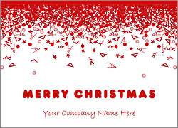 Personalized Red Drafting Christmas Cards | Ziti Cards