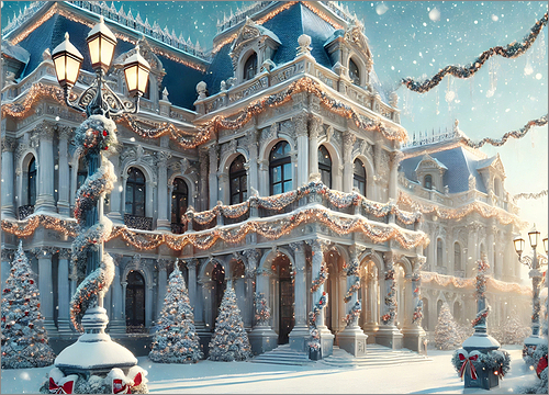 Building Christmas Card | Customize Online | Ziti Cards