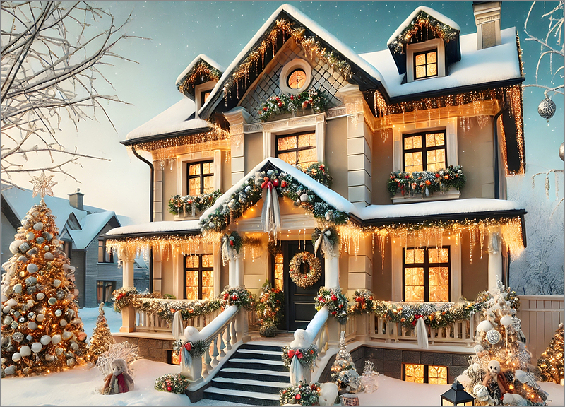 Buy Classic Architecture Christmas Card | Ziti Cards