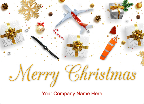 Ziti Cards - Custom Aviation-Themed Christmas Cards