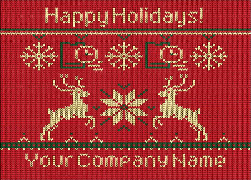 Delivery Service Holiday Card (Glossy White) | Ziti Cards