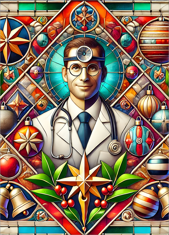 Buy Confident Doctor Christmas Card | Ziti Cards