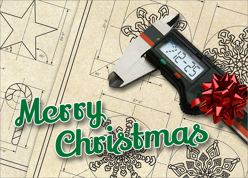 Holiday Compass (glossy) | Ziti Cards
