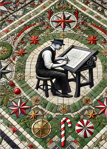 Surveyor Christmas Cards Personalized For Your Business