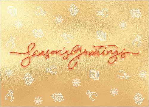 Electrical Christmas Cards