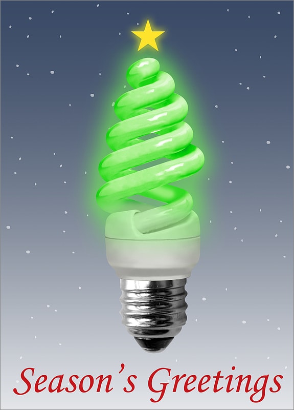 Energy Efficient Christmas Card (glossy) | Ziti Cards
