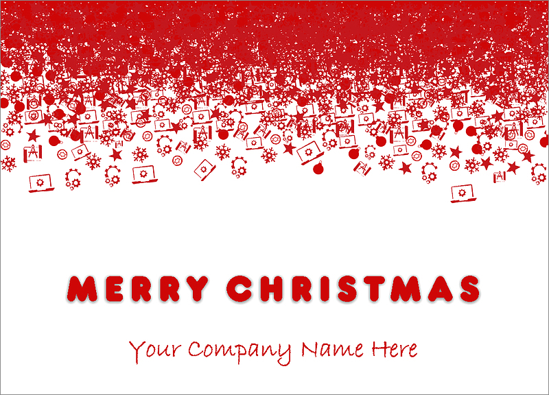 Engineering Christmas Card (Glossy White) | Ziti Cards