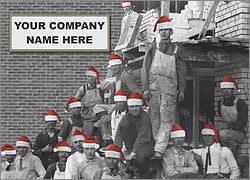 White Christmas Van Cards | Custom Auto Holiday Cards