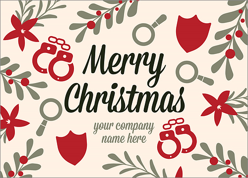 Custom Christmas Law Enforcement Card | Ziti Cards