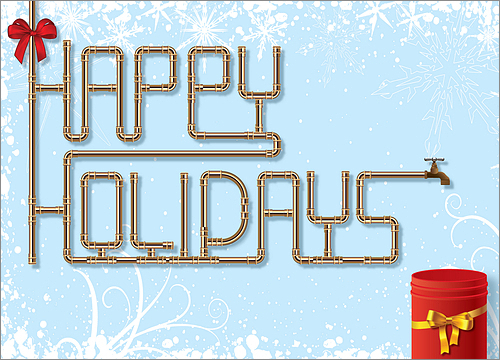 Plumber Greeting Cards Personalized For Your Business