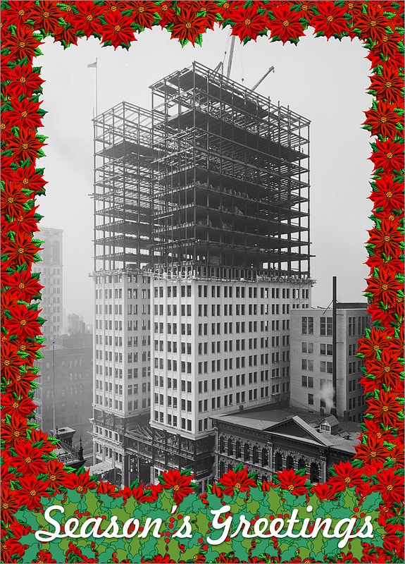 Holiday Skyscraper (glossy) | Ziti Cards