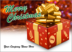 Custom Snowy Hotel Christmas Card | Ziti Cards