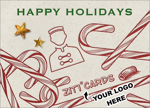 Personalized Christmas Hotel Card | Ziti Cards