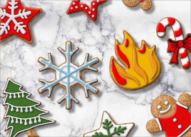 HVAC Cookies (Glossy White) | Ziti Cards