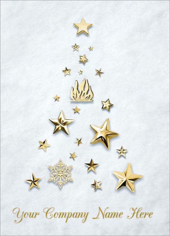 HVAC Star Tree (Glossy White) | Ziti Cards