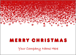 Custom Financial Snowman Holiday Cards | Ziti Cards