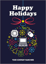 Custom IT Merry Elf Cards | Ziti Cards