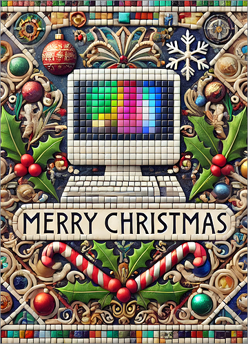 IT Snowflake Christmas Cards Customized For Your Business