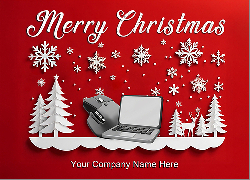 IT Ornament Cards Personalized For Your Business
