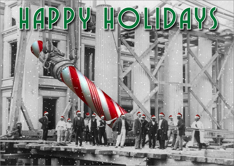 Laborers Christmas Card (glossy) | Ziti Cards