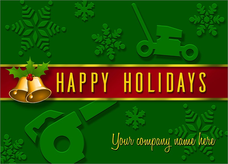 Lawn Care Card Green (Glossy White) | Ziti Cards