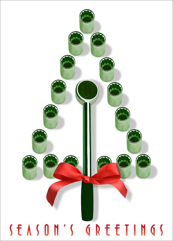 Mechanic Christmas Card (Glossy) | Ziti Cards