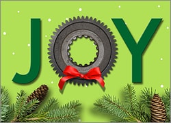 Custom Snowy Engineering Christmas Card | Ziti Cards