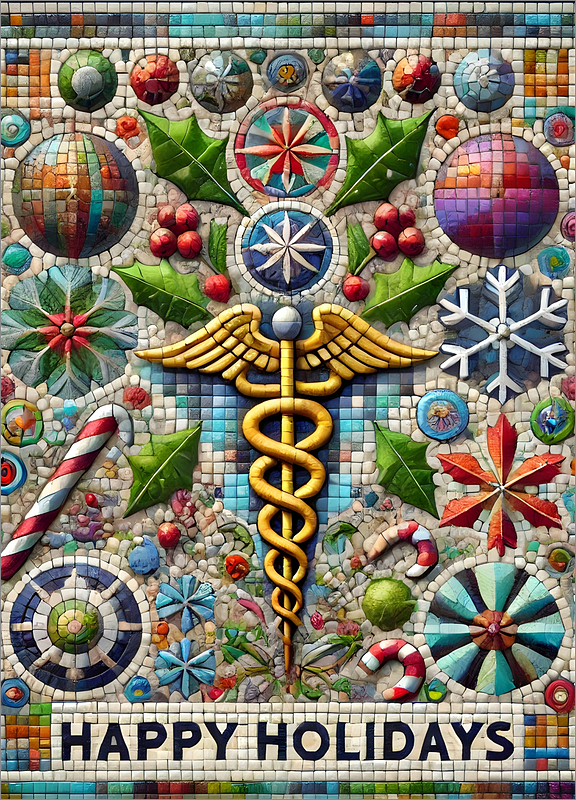 Shop Thankful Medical Christmas Card | Ziti Cards