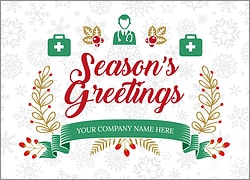 Medical Ornament Cards Personalized For Your Business