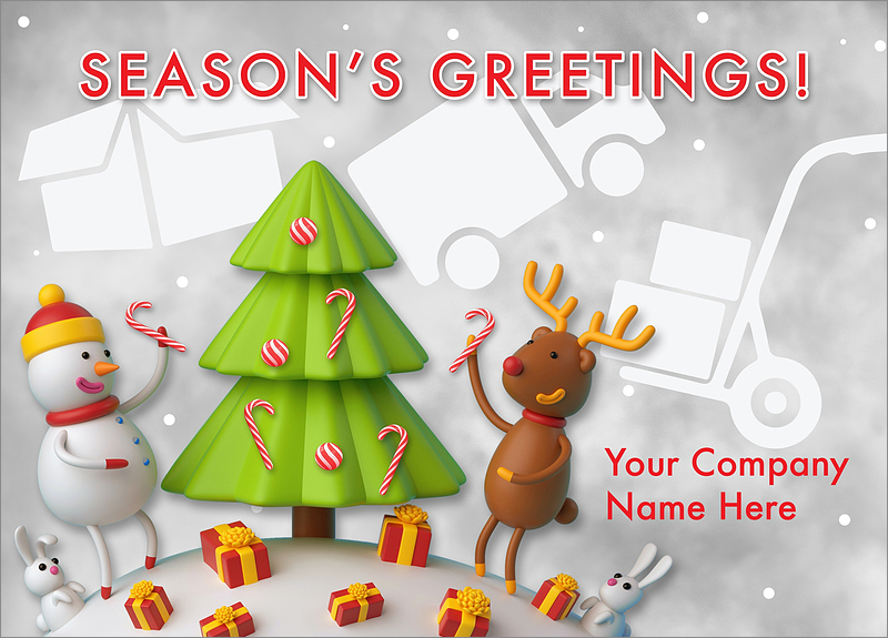 Moving Cheer Card (Glossy White) | Ziti Cards