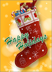 Personalized Painter Tools Christmas Cards | Ziti Cards