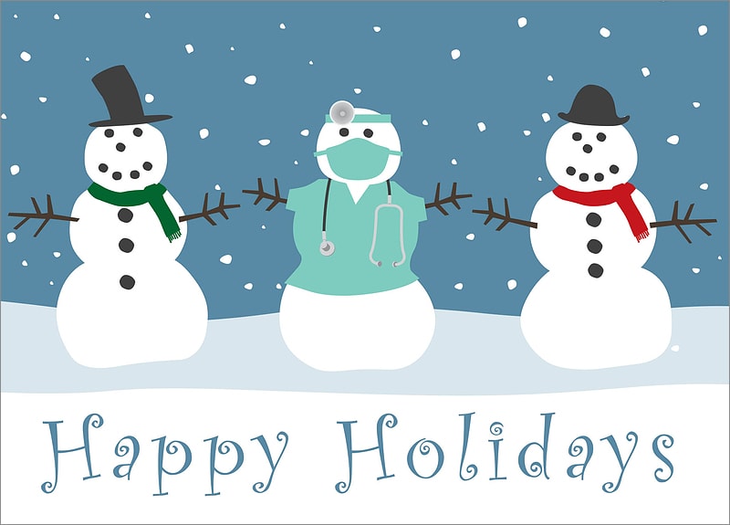 Physician Holiday Card (Glossy) | Ziti Cards