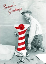 Plumbing Cookie Dough (Glossy White) | Ziti Cards