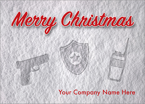 Custom Police Cruiser Christmas Card | Ziti Cards