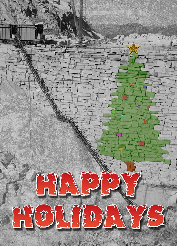 Quarry Christmas Tree (glossy) | Ziti Cards