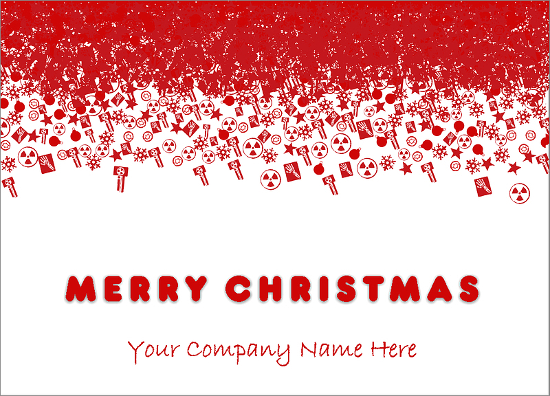 Radiology Christmas Card (Glossy White) | Ziti Cards