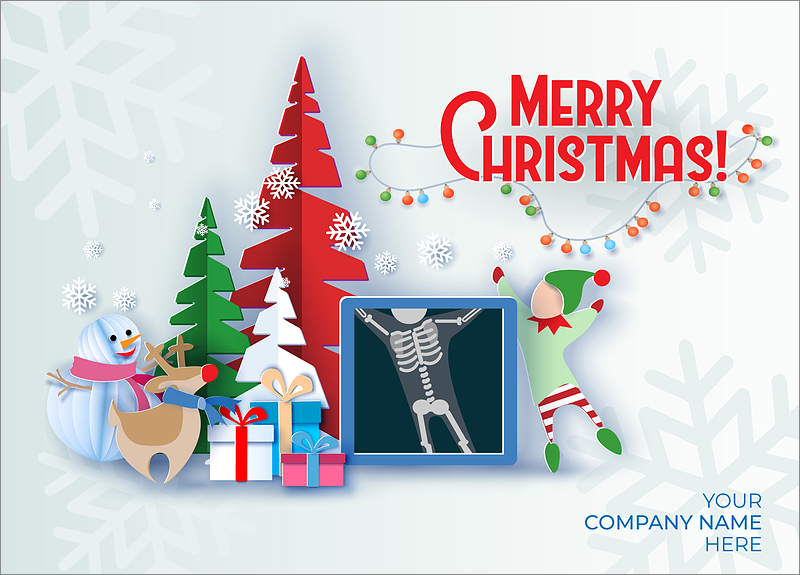Radiology Merry Elf Card - Radiology Merry Elf Card