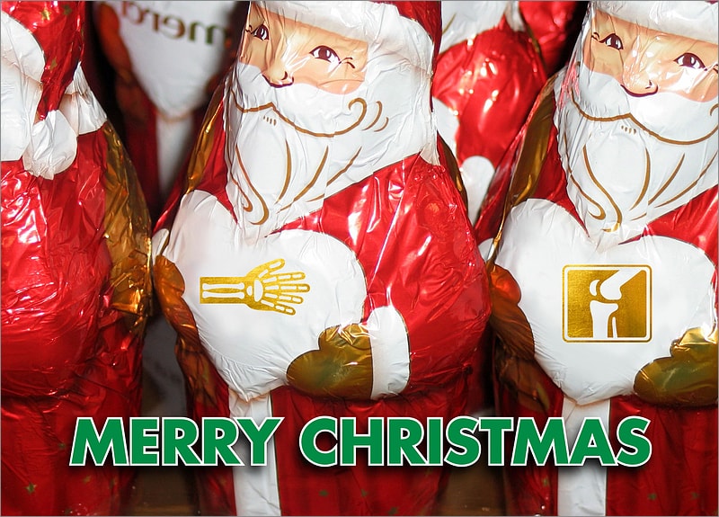 Radiology Santas Cards Personalized For Your Business