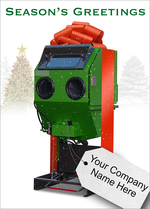 Sandblasting Greeting Card (Glossy White) | Ziti Cards