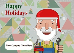 Geared Automotive Christmas Cards | Ziti Cards