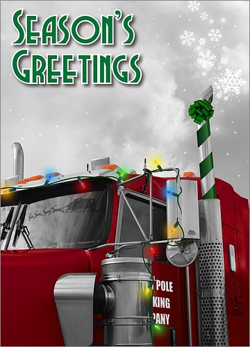 Custom Trucking Christmas Cards | Ziti Cards