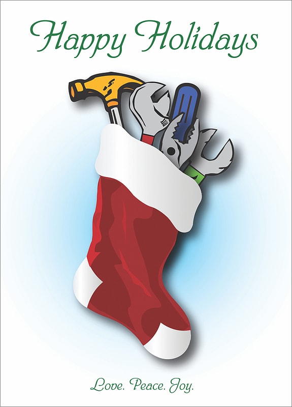 Stocking Tools (glossy) | Ziti Cards