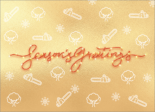 Tree Service Christmas Cards | Tree Service Holiday Cards