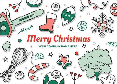Tree Service Christmas Cards | Tree Service Holiday Cards