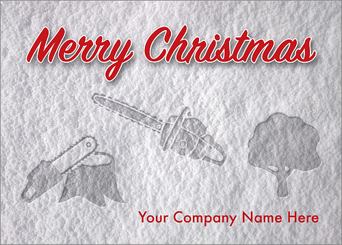 Tree Service Christmas Cards | Tree Service Holiday Cards