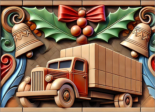 Trucking Christmas Cards | Trucking Holiday Cards